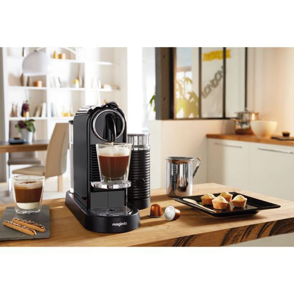 Капсульная кофемашина Nespresso Citiz Milk Black купить в Москве и с ...