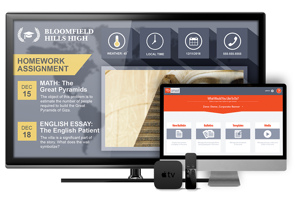 Carousel Digital Signage - Carousel 7 Comparison Chart