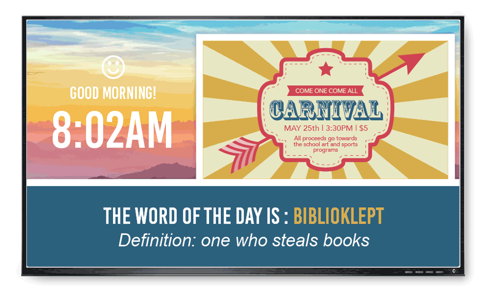 Carousel Digital Signage - Education Solutions