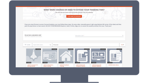 Carousel Digital Signage