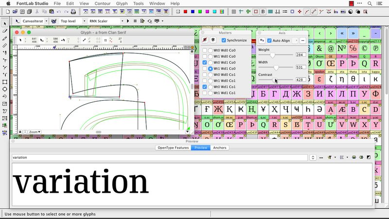 FontLab Studio 5. Classic pro font editor for Mac & Windows.