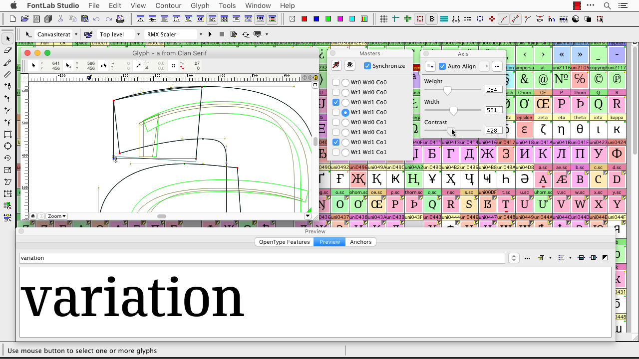 FontLab Studio 5. Classic pro font editor for Mac & Windows.