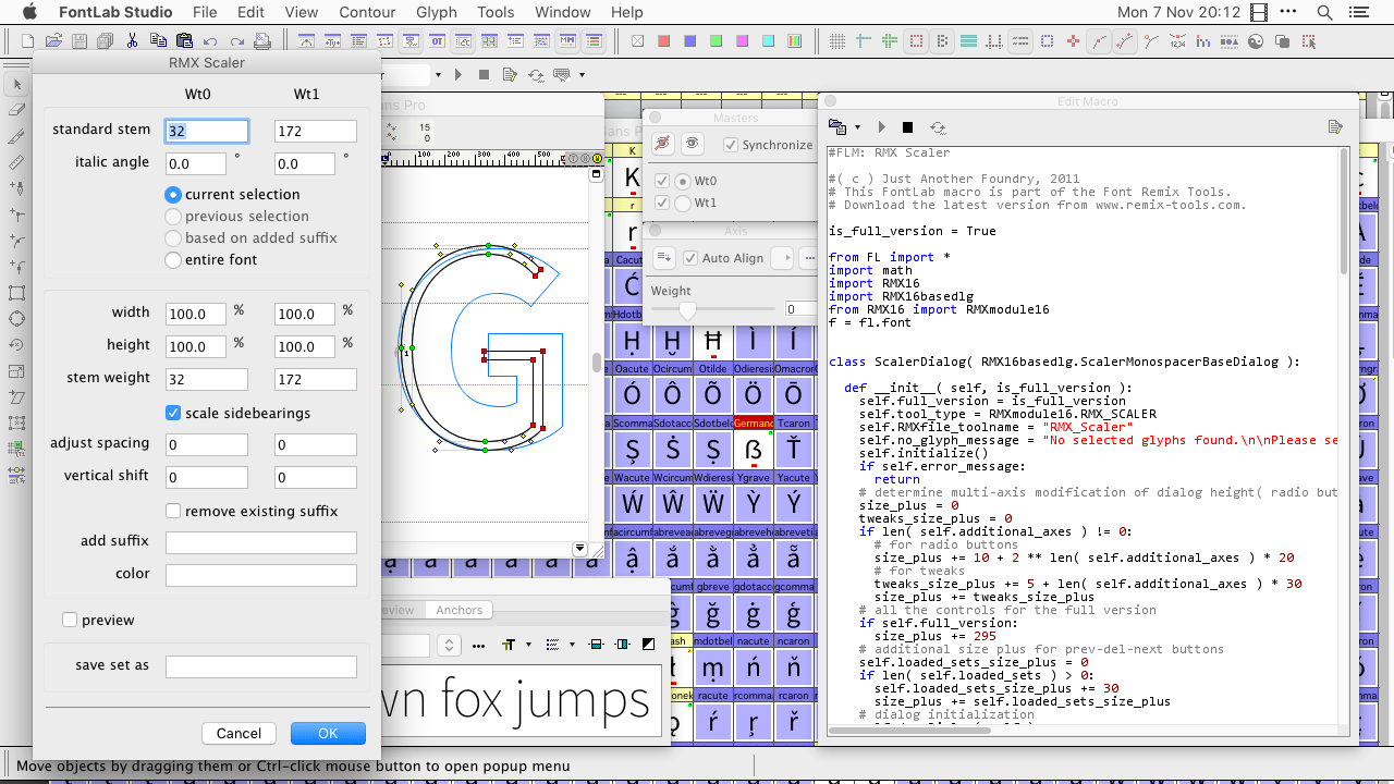 FontLab Studio 5. Classic pro font editor for Mac & Windows.