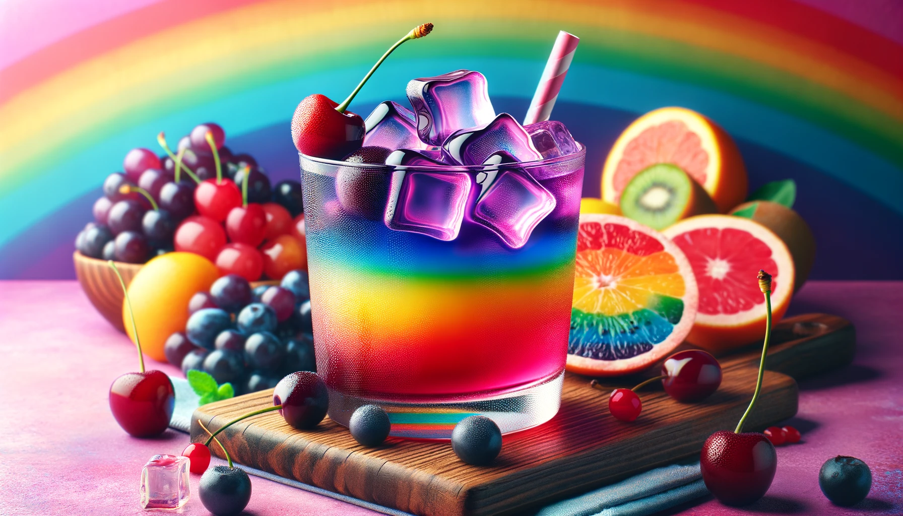 Spark Joy with This Grape-Infused Rainbow Candy Drink Recipe | Blox News