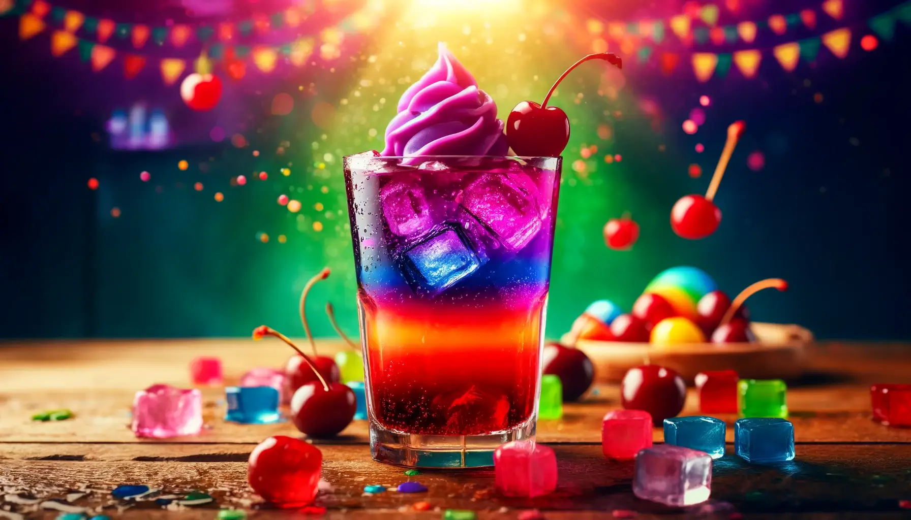 Spark Joy with This Grape-Infused Rainbow Candy Drink Recipe | Blox News