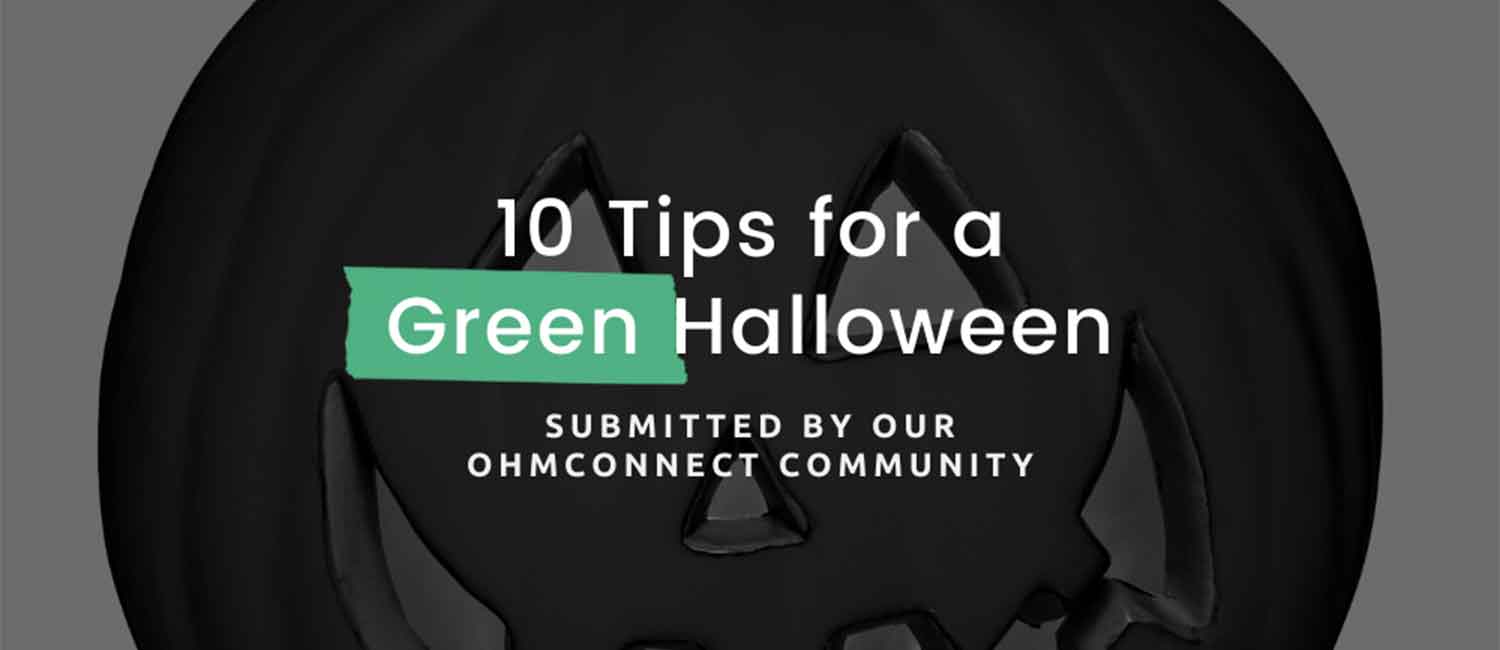 10 Tips for a Green Halloween: Sustainable, not scary!