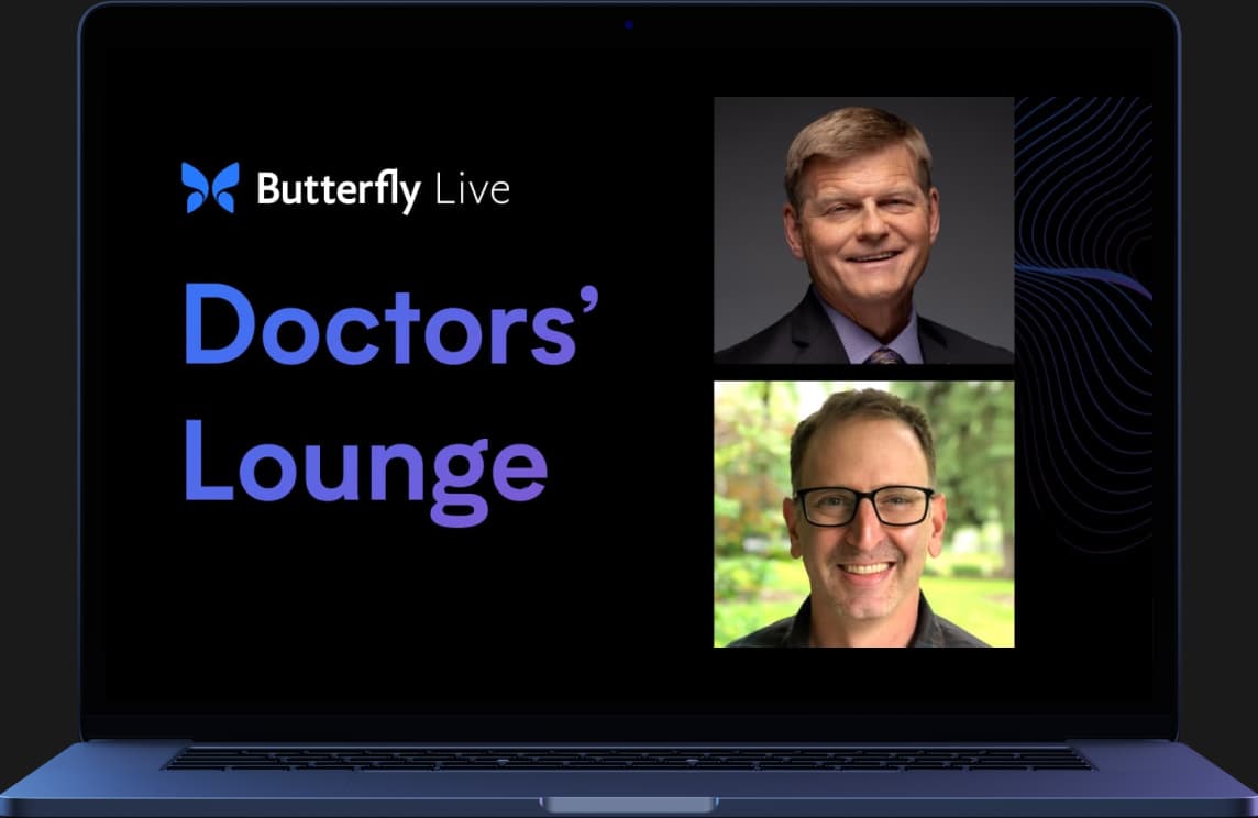 Virtual doctor's lounge to review ultrasound images and cases