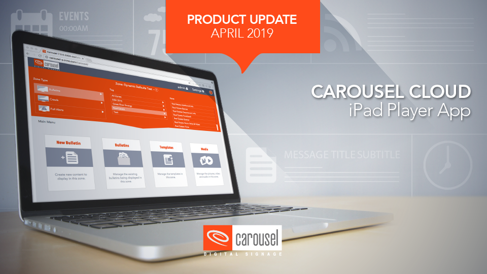 Carousel Digital Signage - Videos : Carousel Cloud for iPad