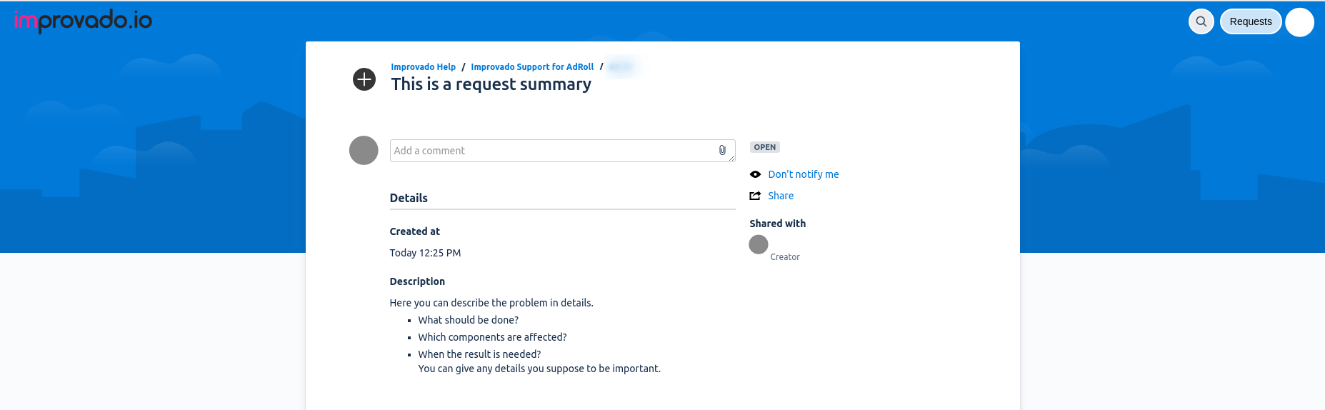 How to Create a New Request | Docs