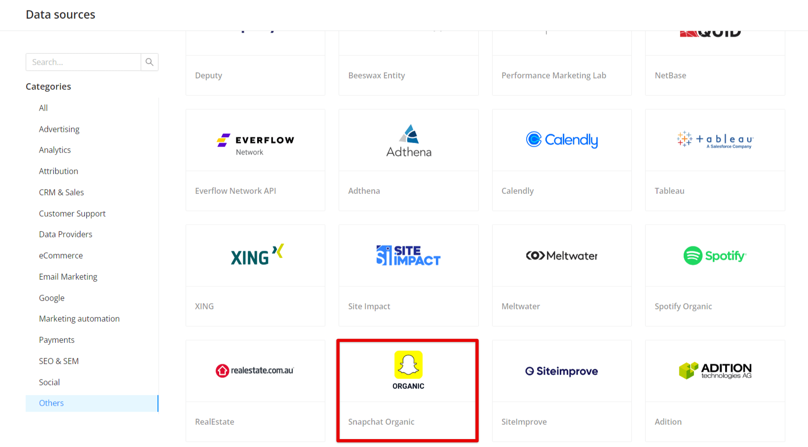 Snapchat Organic | Docs