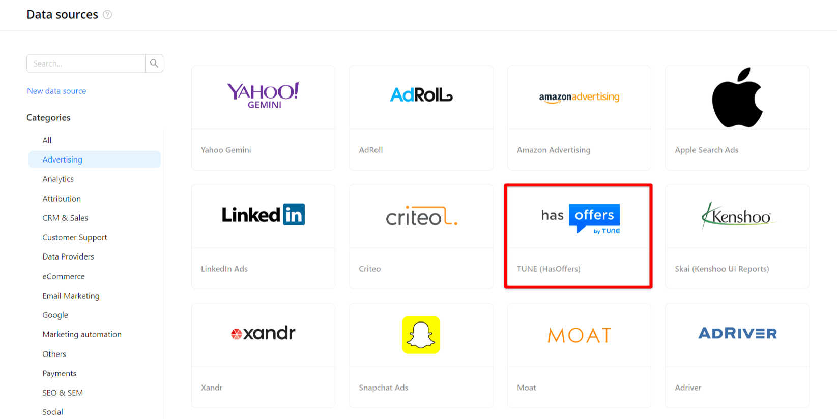 TUNE (HasOffers) | Docs