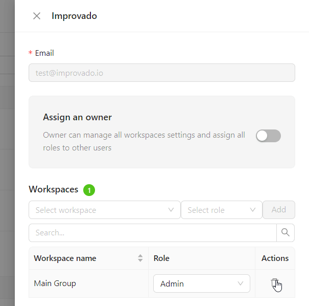 How to remove a member from a workspace | Docs