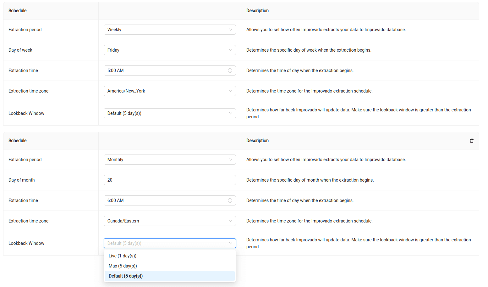 Set up data extraction | Docs