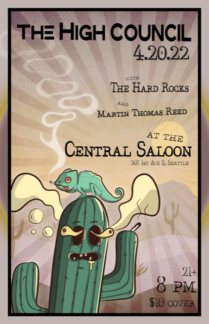 The High Council •.The Hard Rocks • Martin Thomas Reed