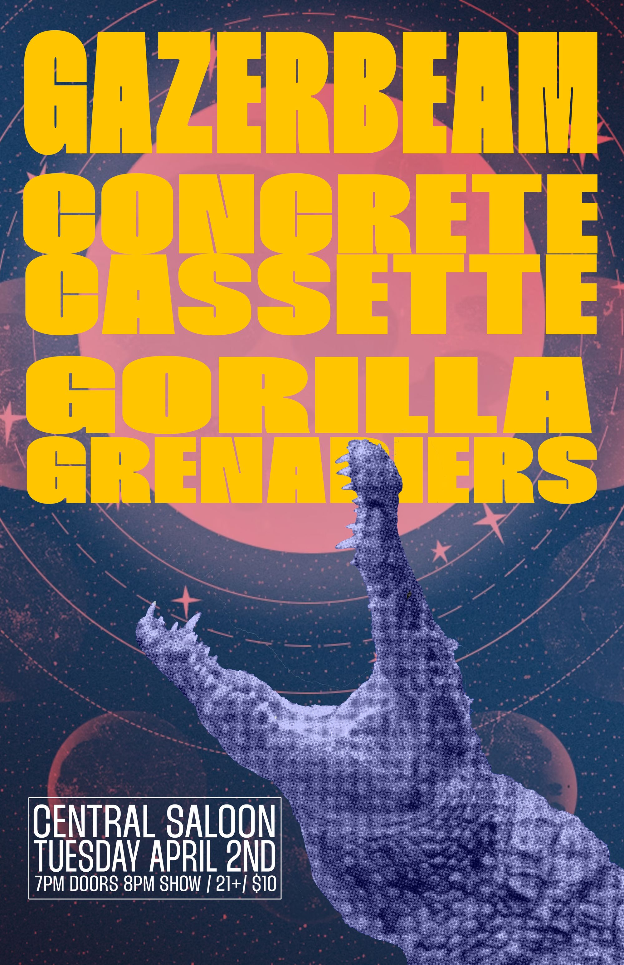 Gazerbeam • Concrete Cassette • Gorilla Grenadiers