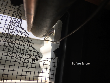 Mouse Exclusion with Vents and Foam