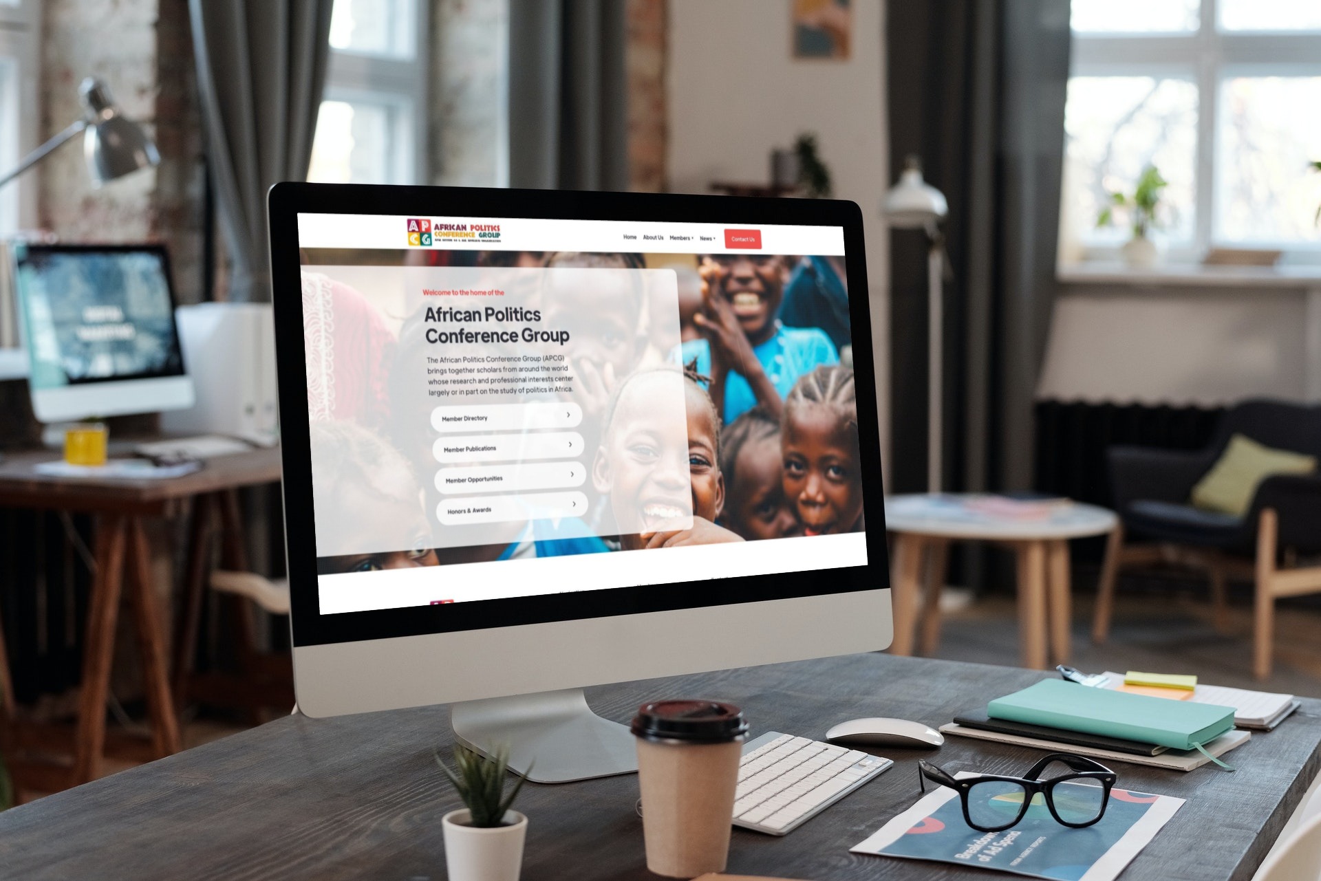 African Politics Conference Group Website Development by Cloudfusion