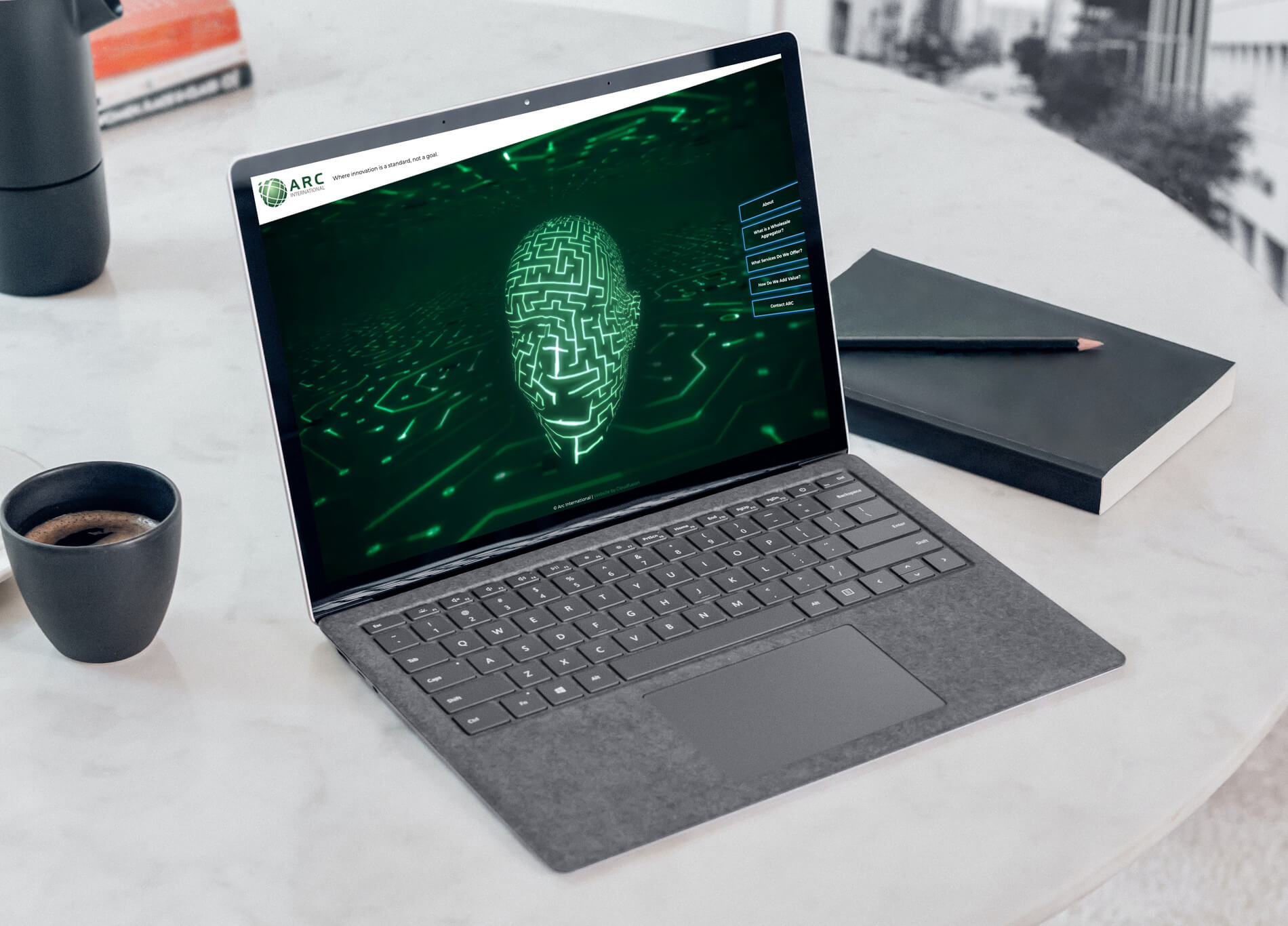 ARC International Website Development by Cloudfusion