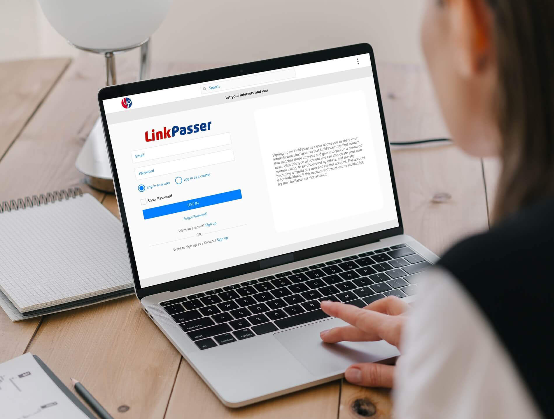 Linkpasser Website Development by Cloudfusion