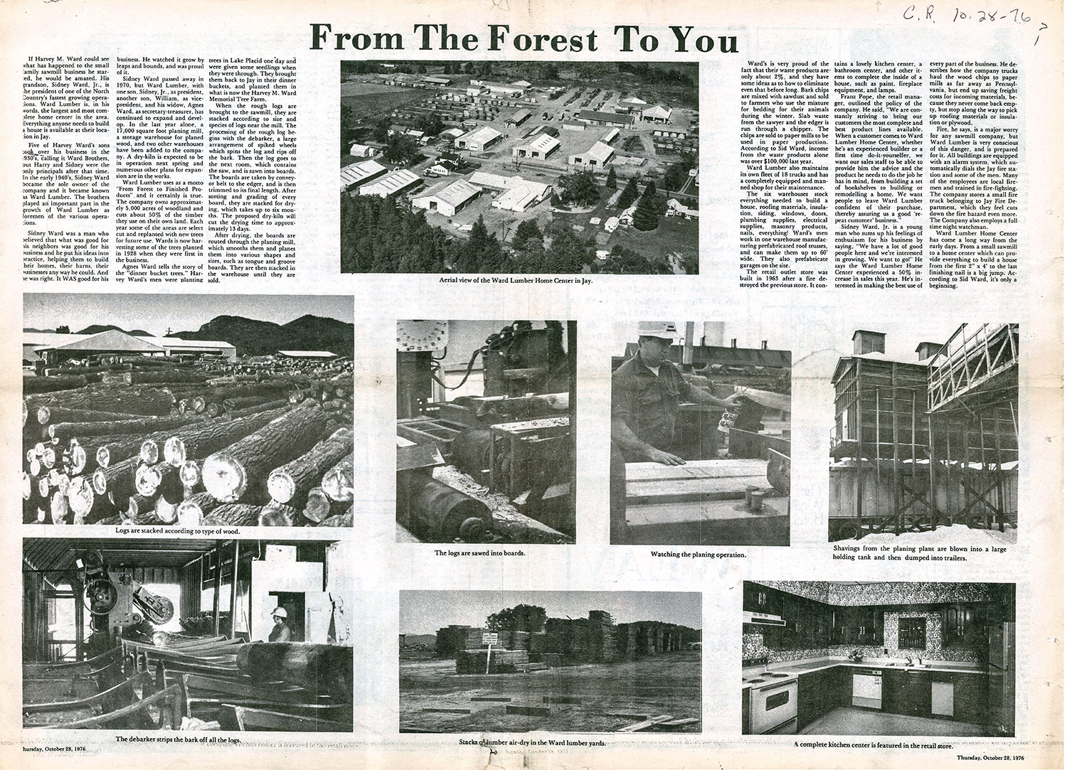 History of Ward Lumber