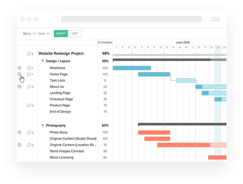 Project Management Time Tracking Software | TeamGantt