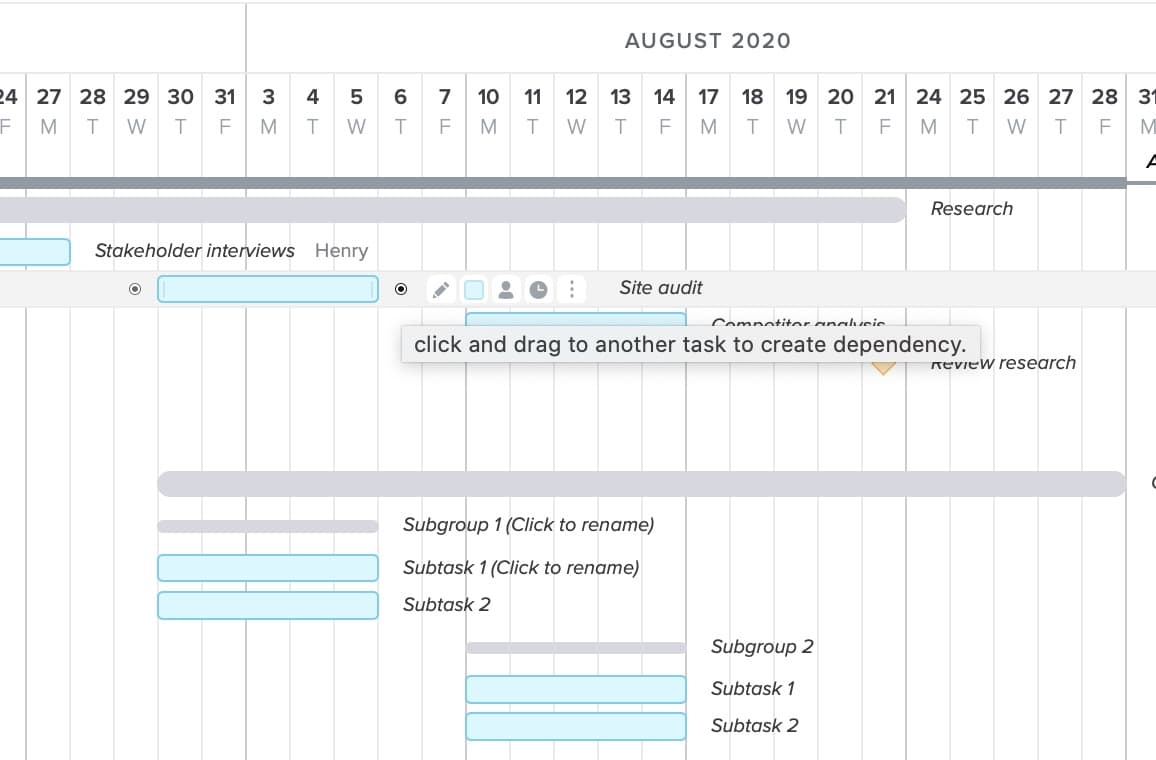 Free Project Schedule Template For Excel | TeamGantt