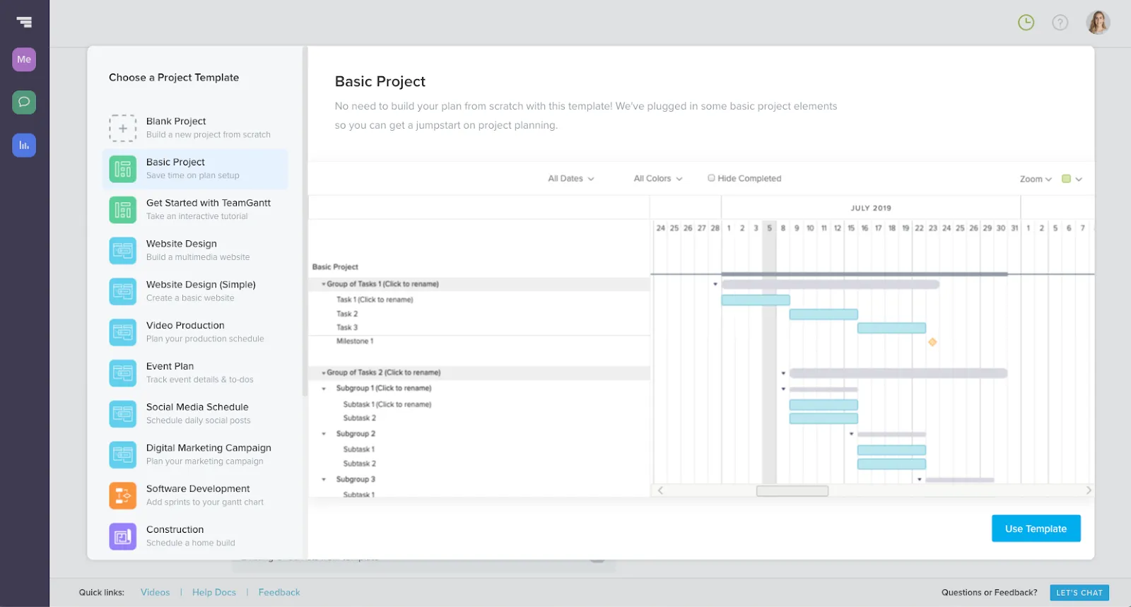 Free Online Timeline Maker | TeamGantt