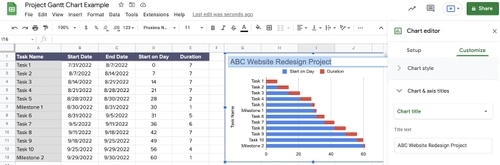 How to Make a Google Sheets Gantt Chart: Template | TeamGantt