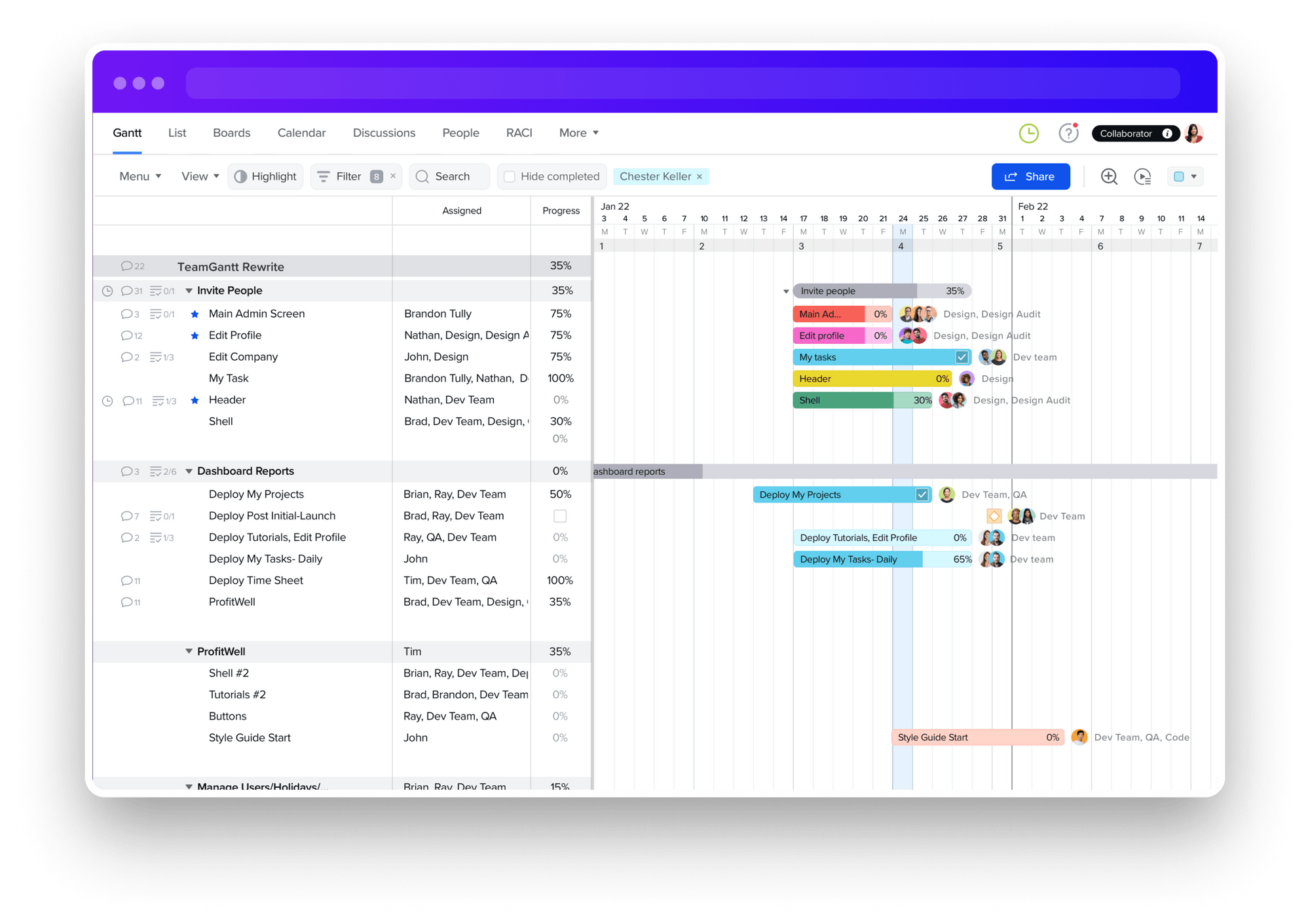 The Best Free MS Project Online Alternative | TeamGantt
