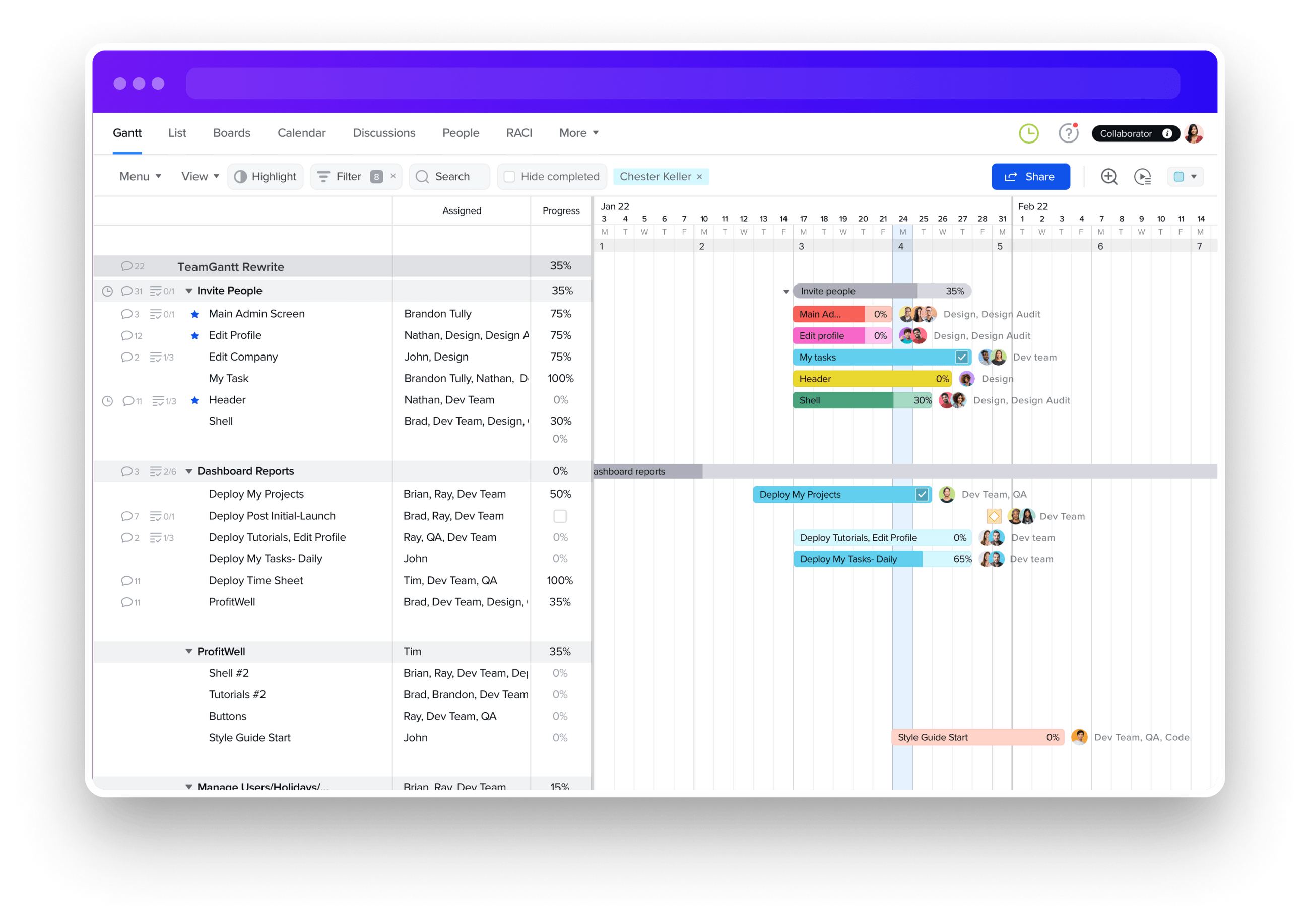The Best Free MS Project Online Alternative | TeamGantt