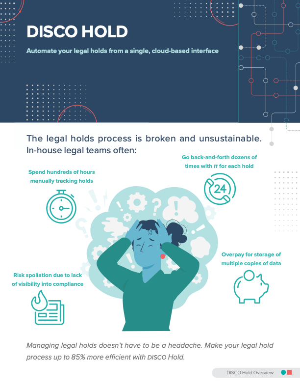 DISCO Resource Library | DISCO Hold Reduces Manual Work and ...