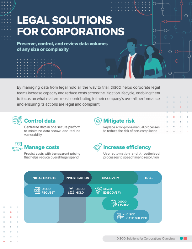DISCO Request Product Overview | DISCO Resource Library