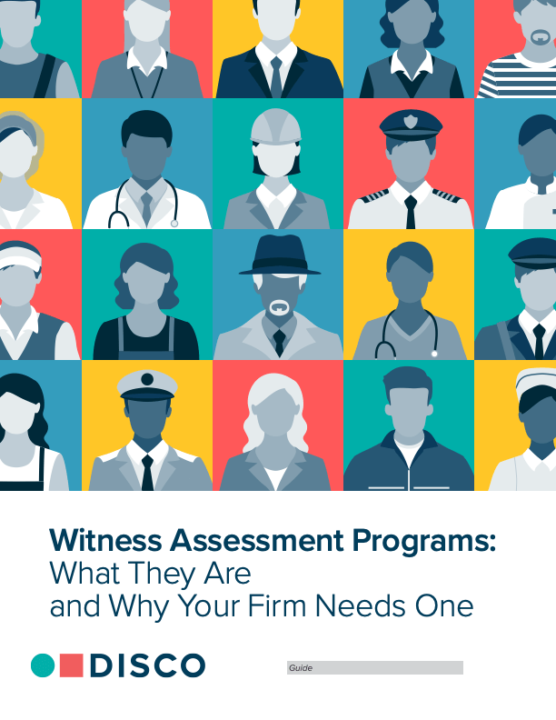 Witness Assessment Programs: What They Are and Why Your Firm Needs One | DISCO Resource Library