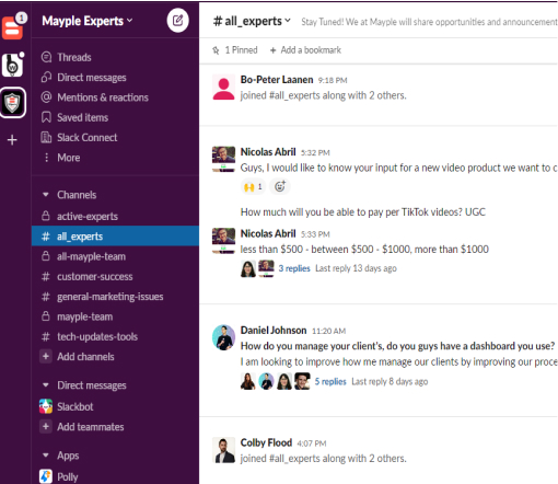 Why work with Mayple