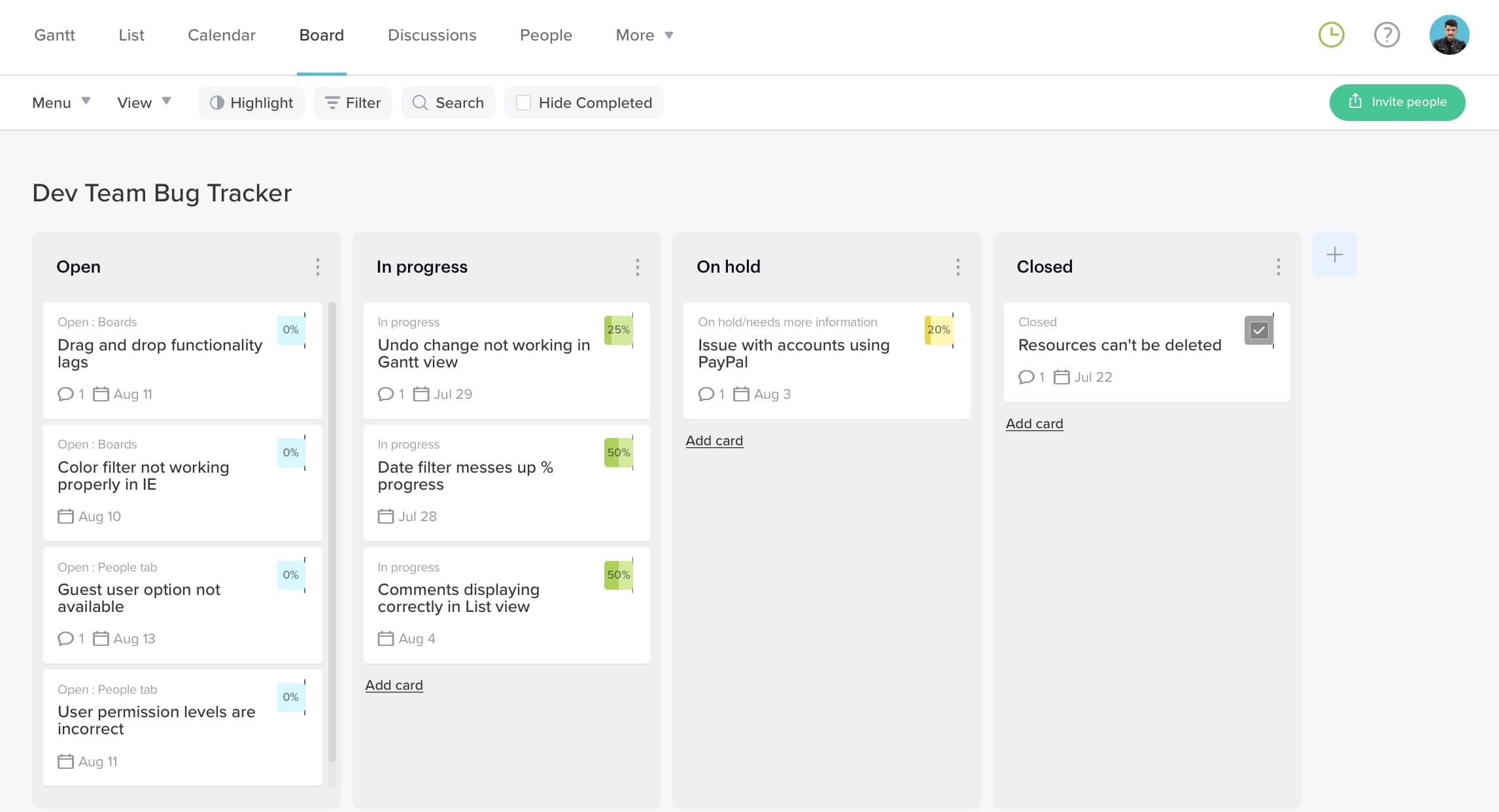 Bug Report and Issue Tracking Template | TeamGantt