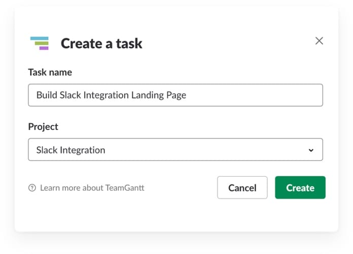 Slack Integration for TeamGantt: Manage projects without leaving Slack