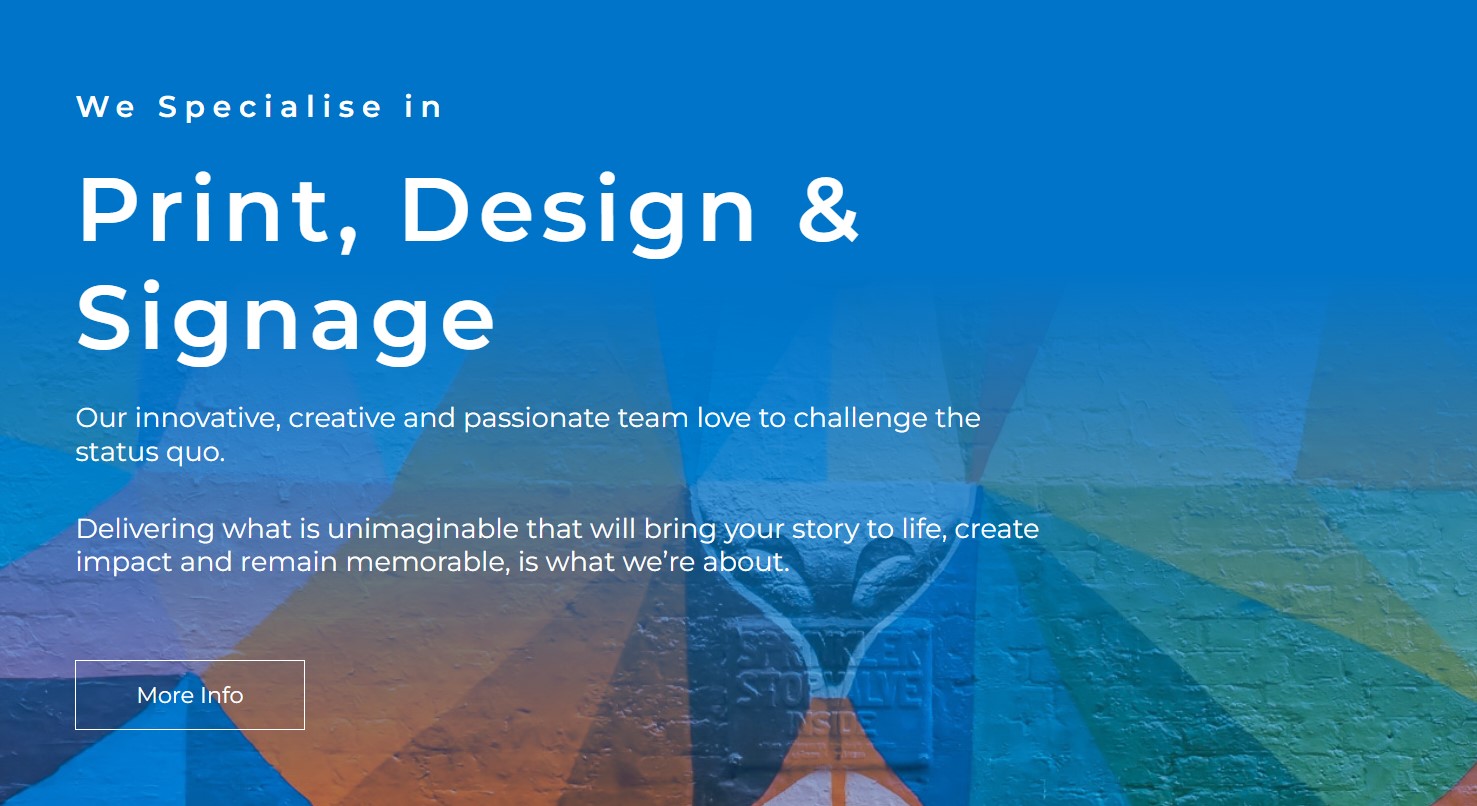 Integral Print Website Copywriting Case Study: Michelle Joe ...