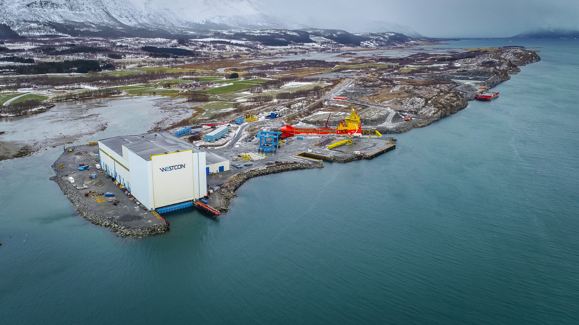 Westcon Yards | Anlegg: Ølen - Florø - Karmsund - Helgeland