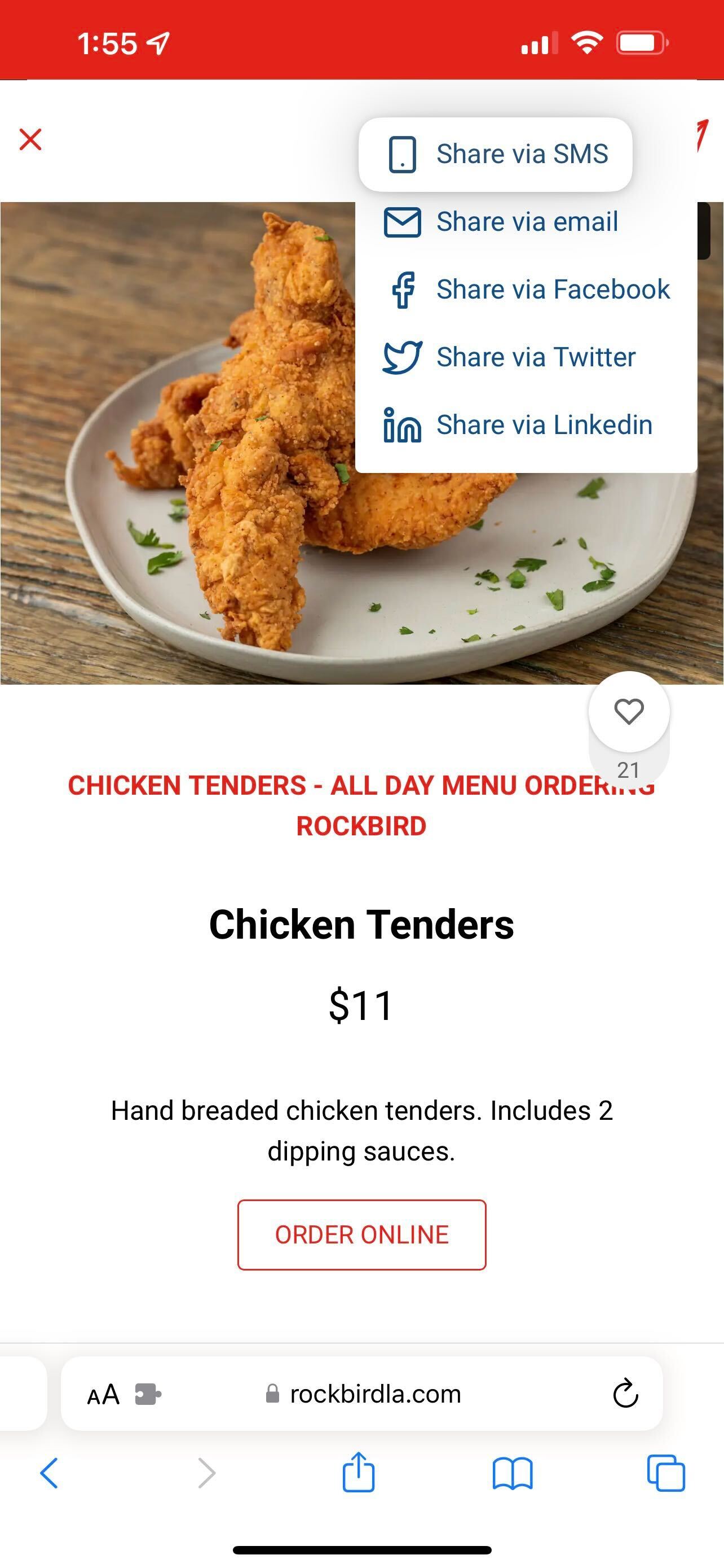Best practices for food menu design