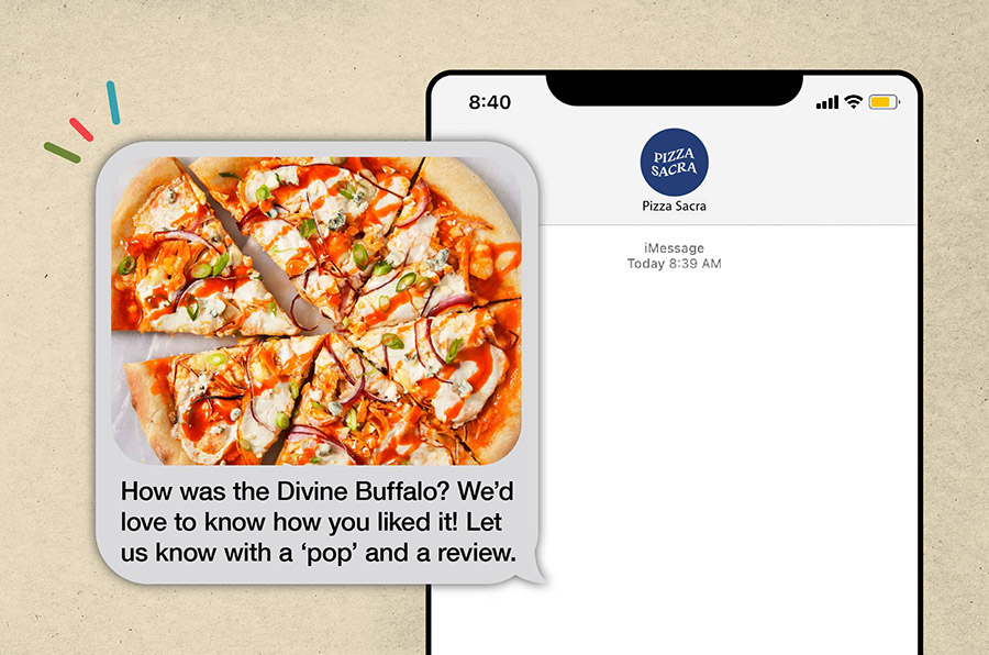 Meet guests where they are with SMS marketing for restaurants