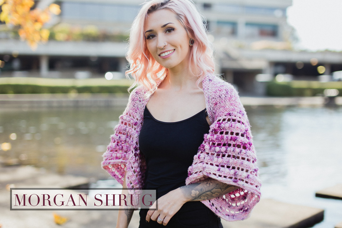 Morgan Shrug Crochet Pattern | The Hook Nook Shop