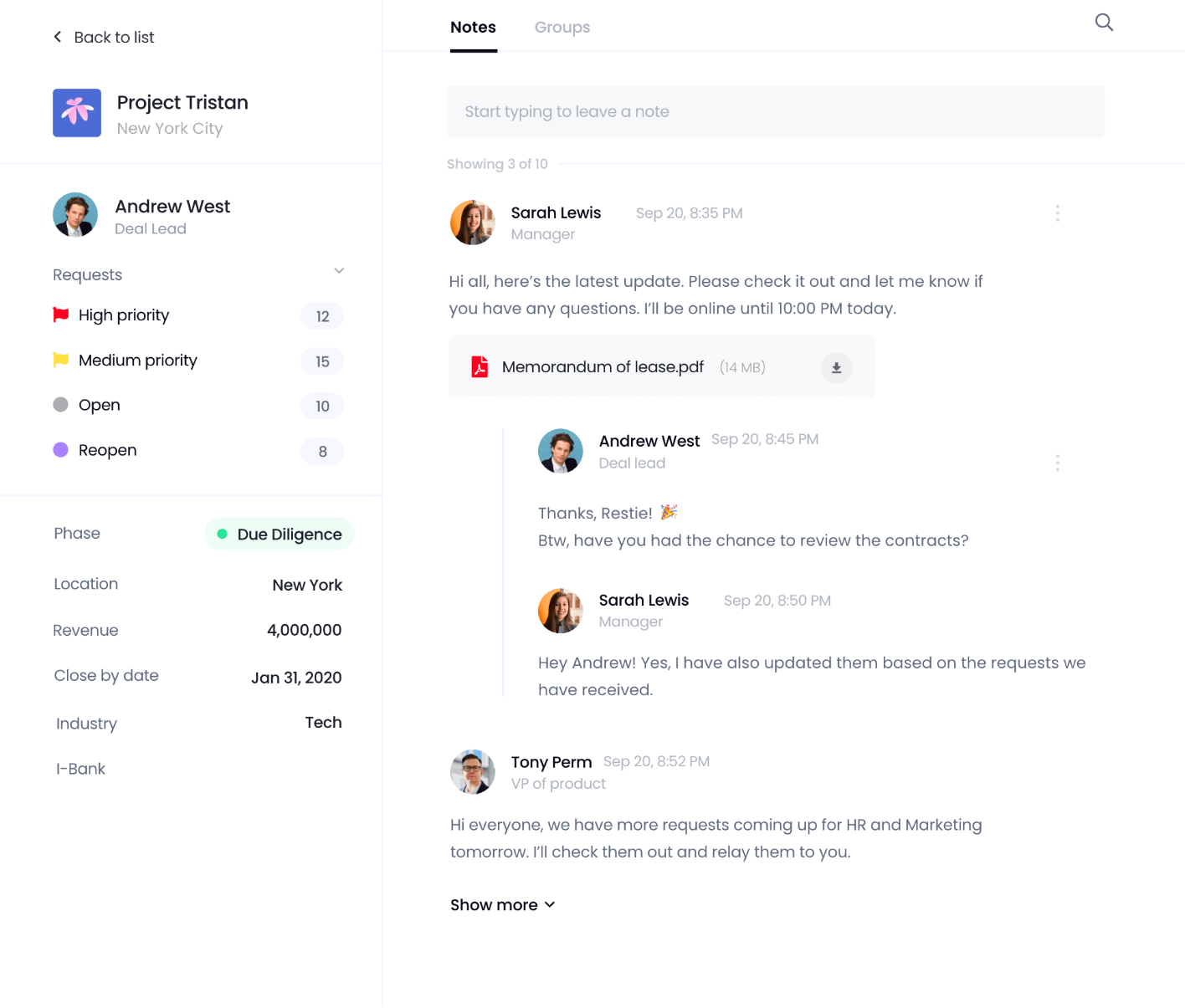 Modern M&A Pipeline Management Software