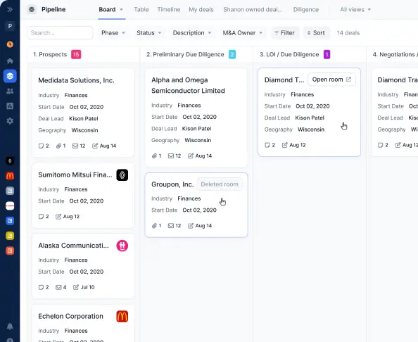 9 Best M&A Project Management Software You Need In 2024