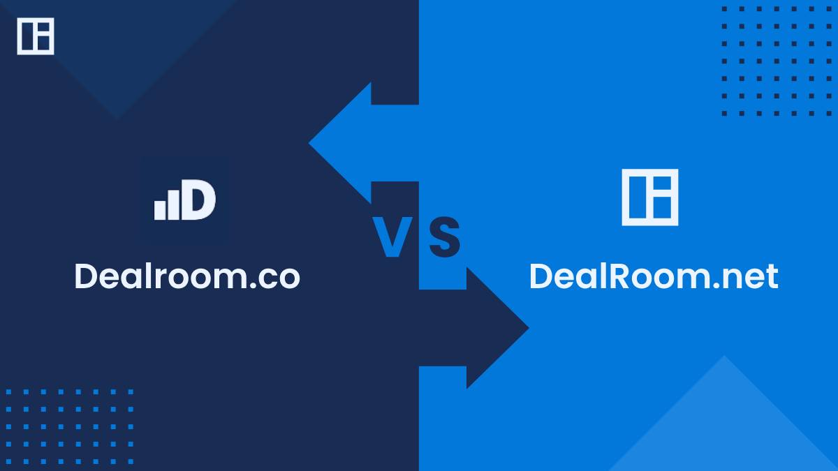 The difference between DealRoom.net and Dealroom.co