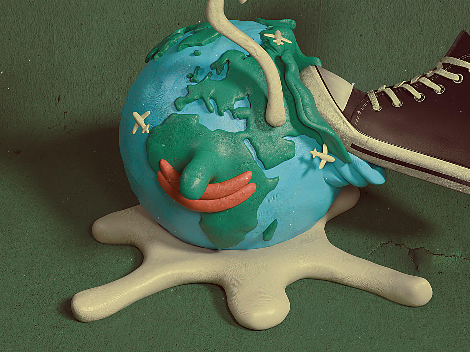 Product Displacement - opening of an exhibition of works Wiktor Stribog