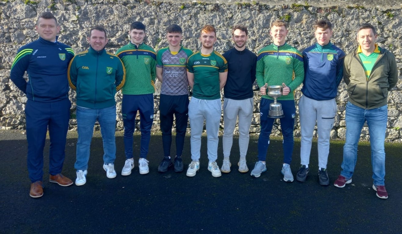 Ballysteen GAA U21 football county champions visit to the school ...