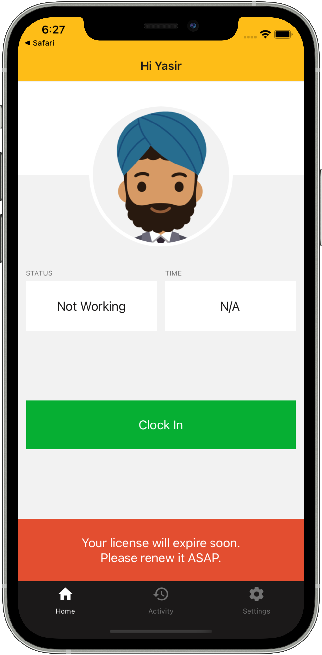 Mobile Screen Configuration