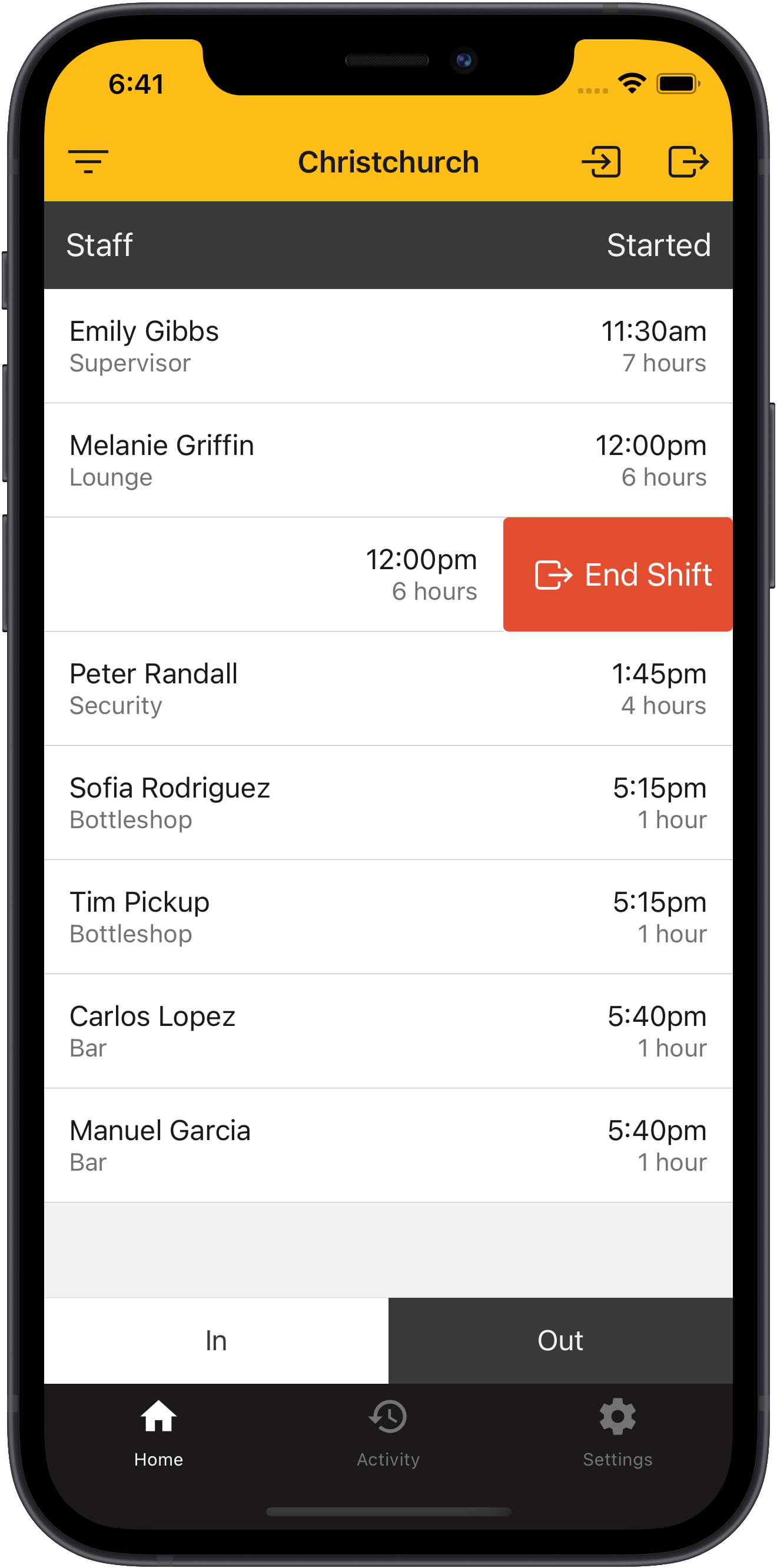 Smart Time Clocks for Restaurants & Bars