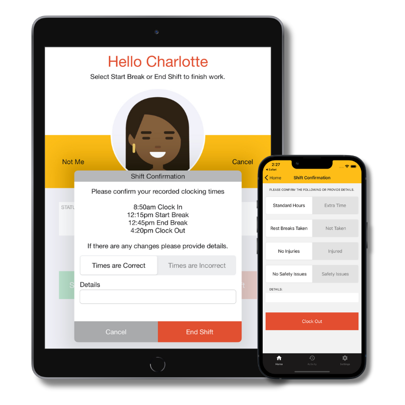 The Smart Time Clock | Facial Recognition Time Clocks | iPad-Based Time ...