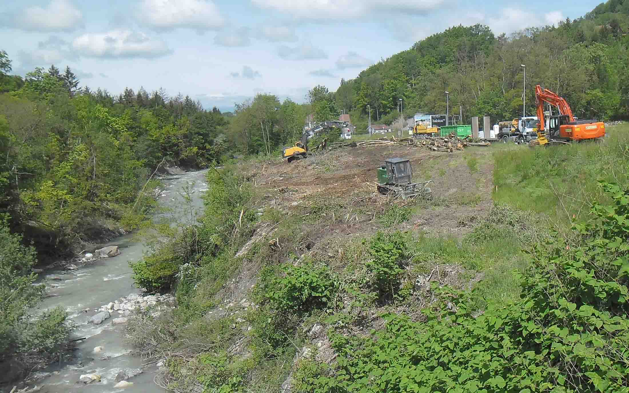 Aménagements hydrauliques du seuil du pont de Fillinges sur La Ménoge ...